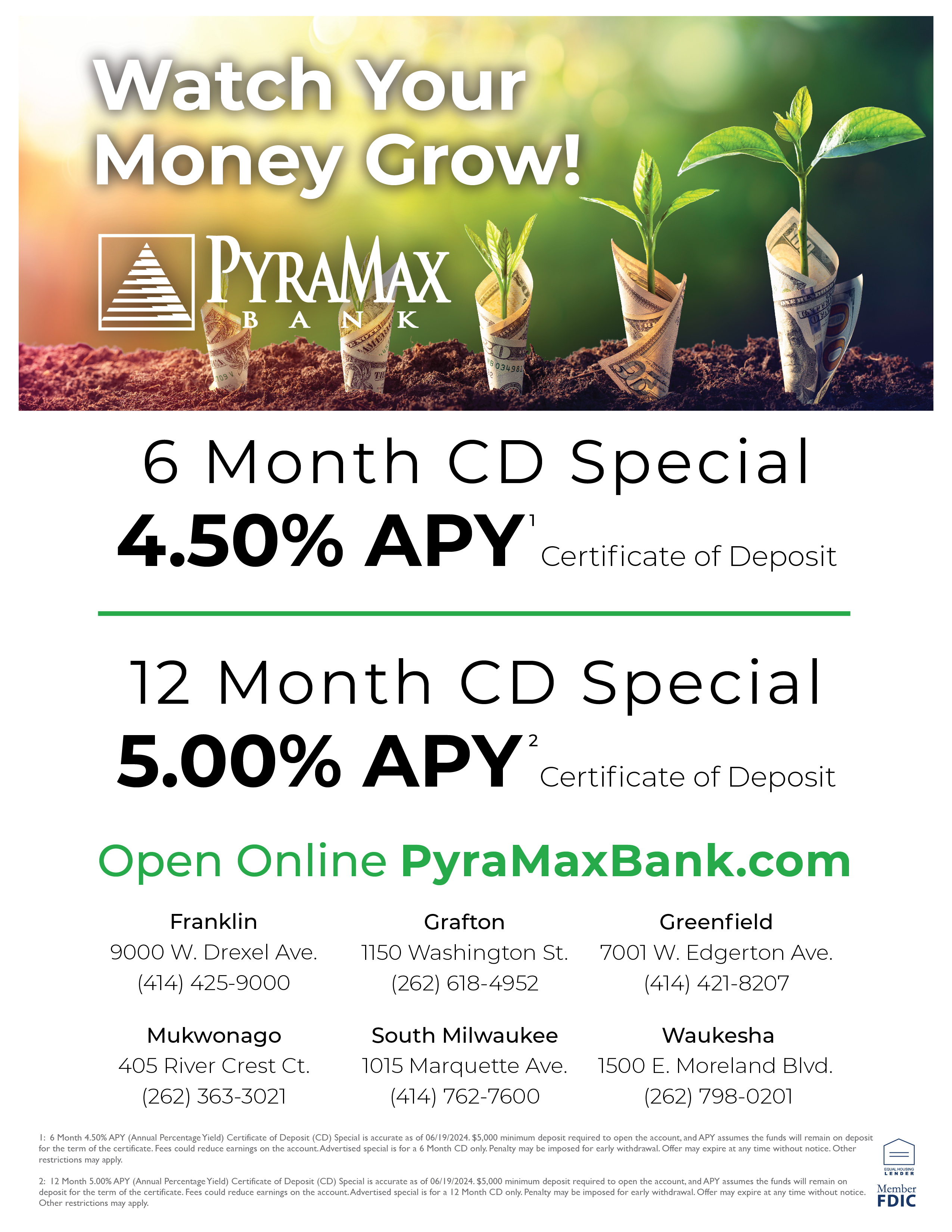 Certificates of Deposit - PyraMax Bank