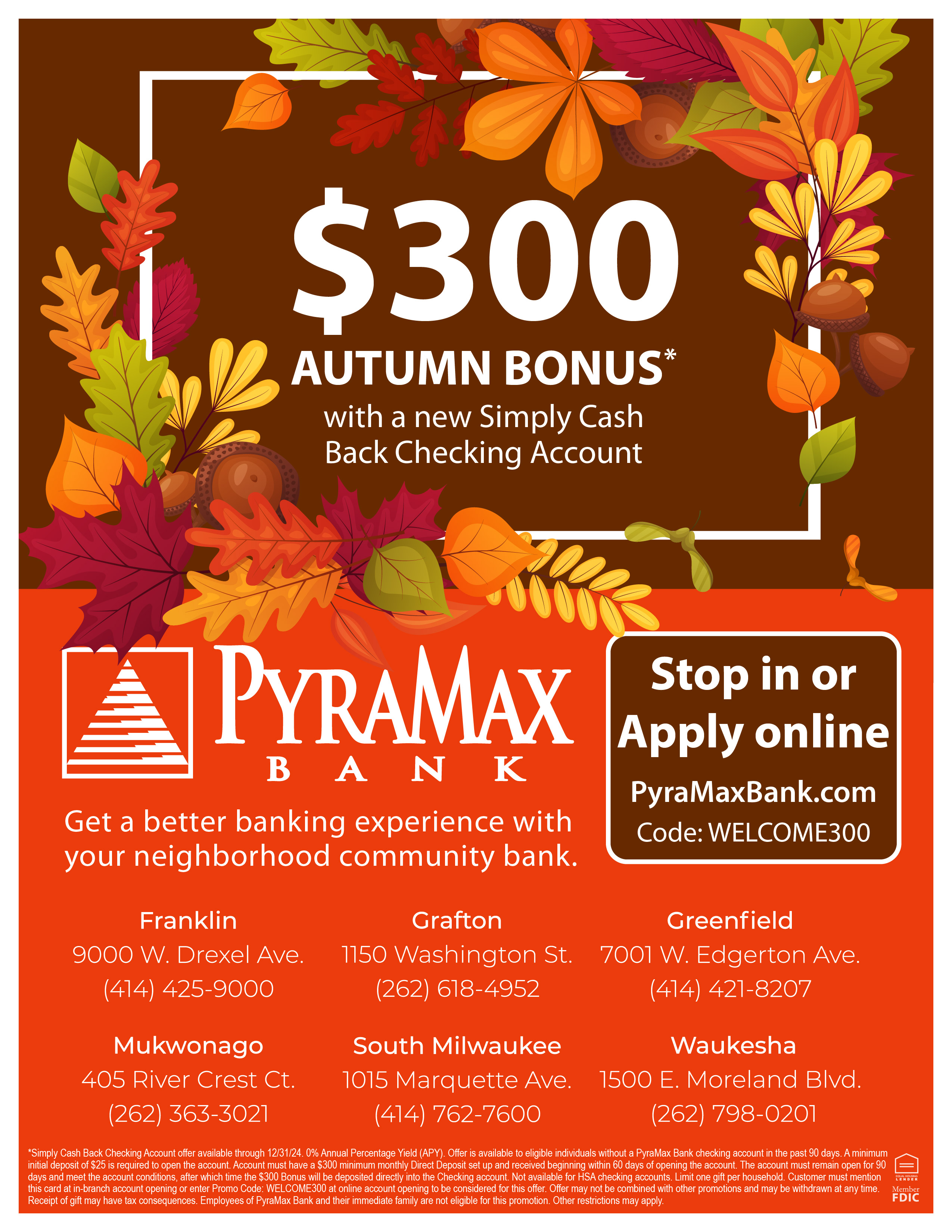 Simply Cash Back Checking Account - PyraMax Bank
